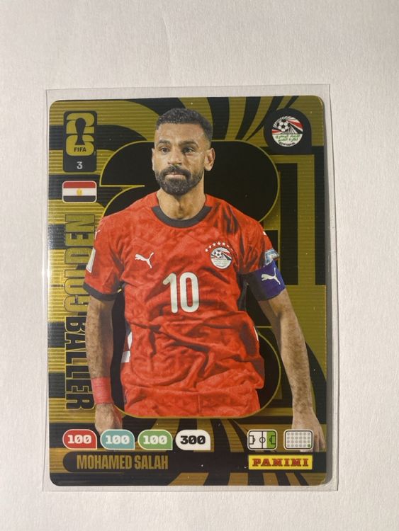 Mohamed Salah - Golden Baller Panini World Cup 2026 (Neu (gemäss ...