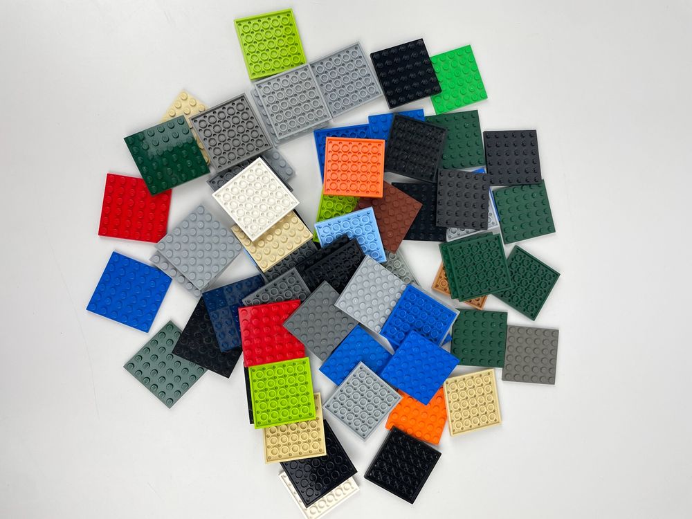 Lego Basic 6x6 Platten divers 60 Stück 3958 (Gebraucht) in Thalwil für ...