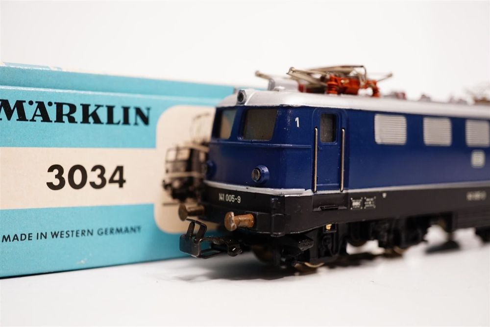 8º Märklin 3034 DB BR 141 E-Lok blau | Acheter sur Ricardo