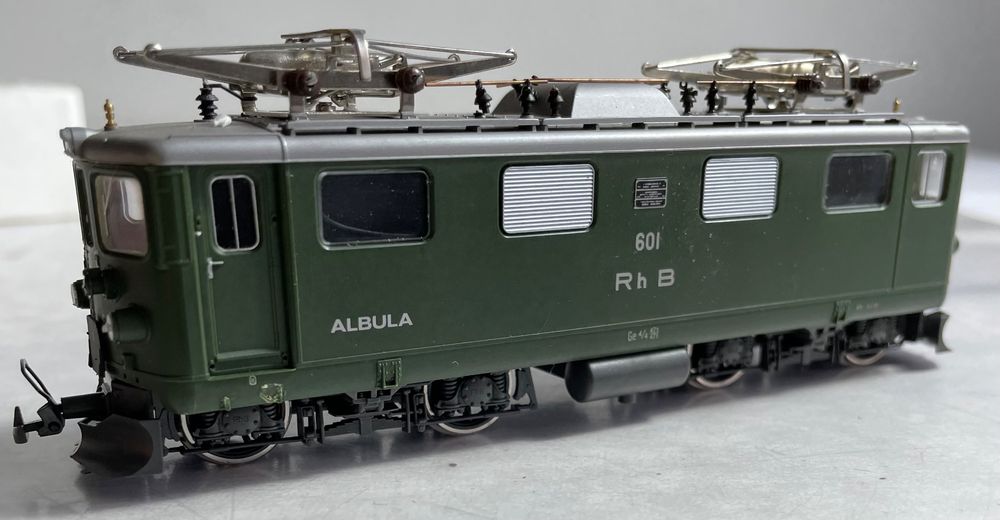 Vintage BEMO Modell Bahn Schnellzug der Rhätischen Bahn set (Gebraucht ...