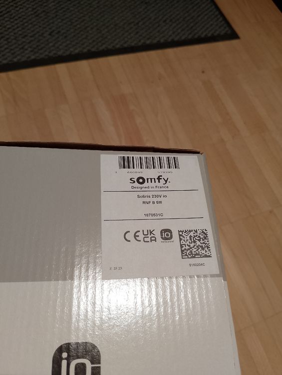Somfy Soliris io Sonne/Wind Wächter 230V | Kaufen auf Ricardo