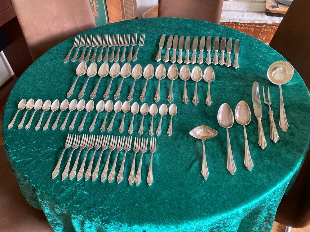 Silberbesteck Fächer WMF (Gebraucht) in Au ZH für CHF 101 – mit Lieferung auf Ricardo kaufen