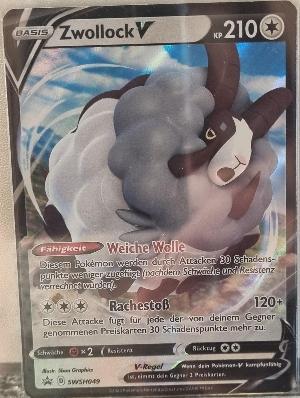 Pokémon – Dubwool V 🇩🇪 - SWSH-049 - SWSH Black Star Promos (Gebraucht ...