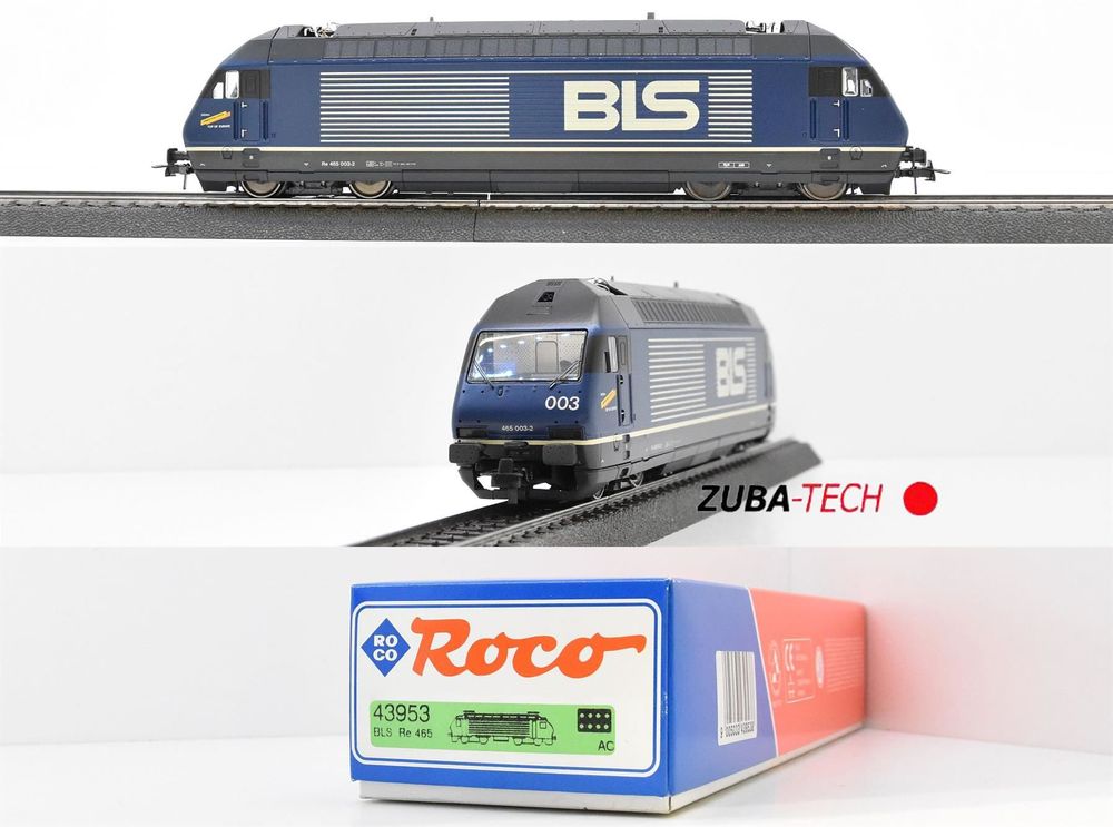 Roco 43953 E-Lok Re 465 BLS H0 WS Analog (Gebraucht) in St. Gallen für ...