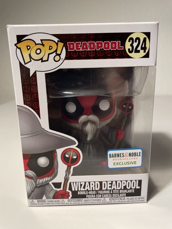 Funko pop Wizard Deadpool Marvel 324 Barnes&Noble EXCLUSIVE | Kaufen ...
