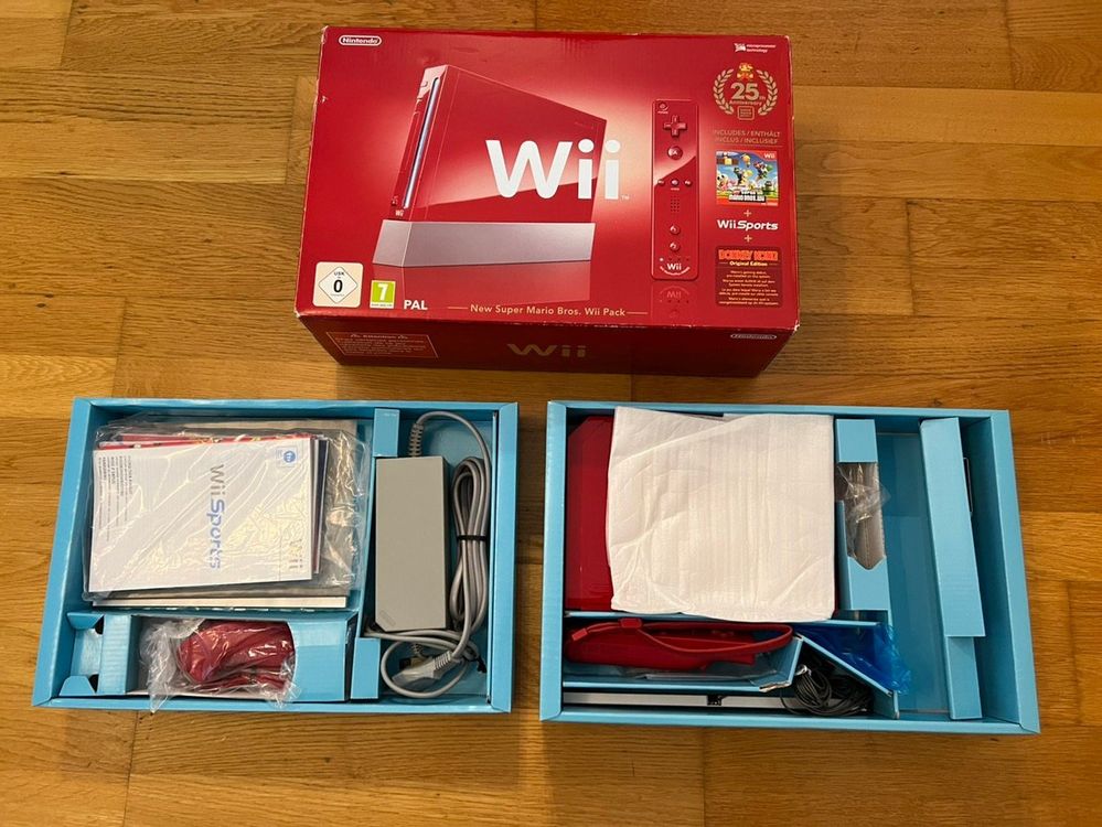 Nintendo Wii Konsole "Mario 25th Anniversary Edition" (OVP) | Kaufen auf Ricardo