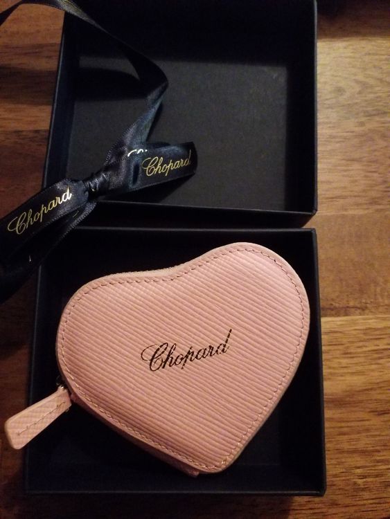 Pink Leather Heart Coin Purse by Chopard | Kaufen auf Ricardo