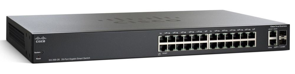 Gigabit Switch Cisco 26 Port SG 200-26 Smart-Managed (Gebraucht) in ...
