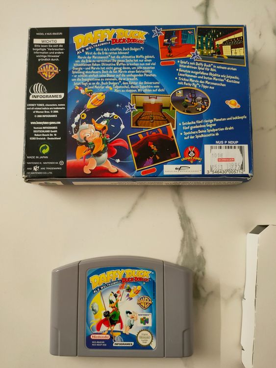 N64 Daffy Duck Mit Original Verpackung SELTEN (Gebraucht) in Oensingen für CHF 299.9 – mit ...