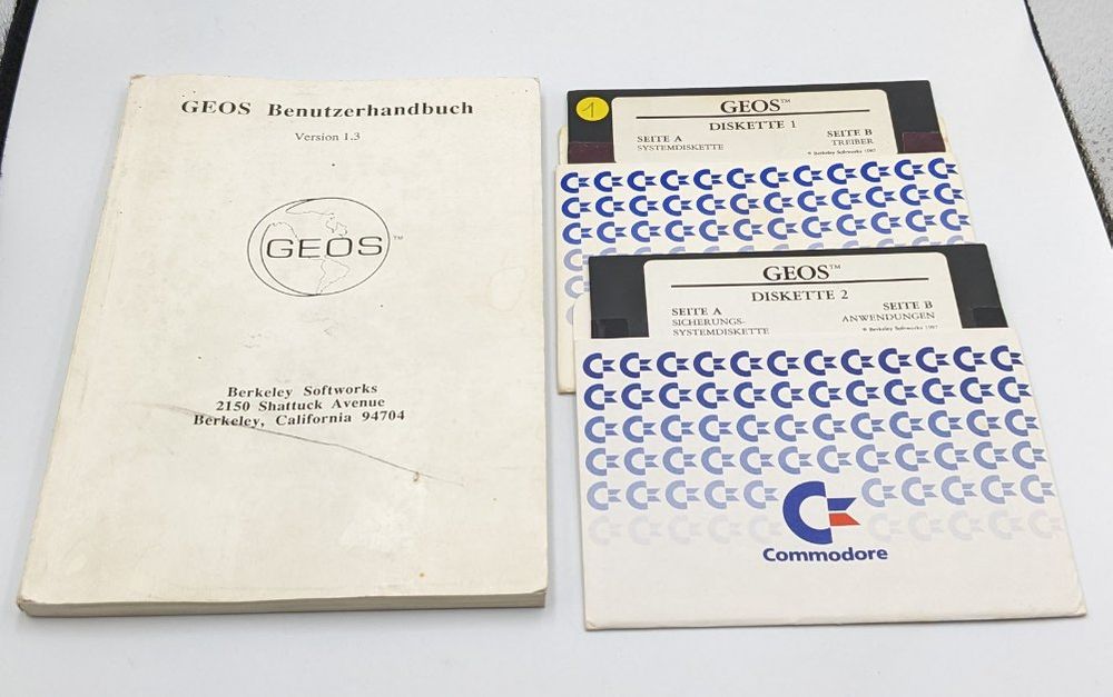 Commodore C64 Geos 1.3 auf Floppy Disketten ab 1.- (Gebraucht) in Bad ...