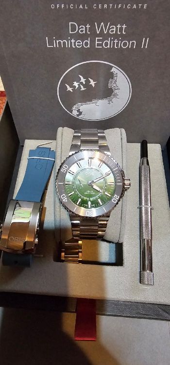 Oris Aquis Dat Watt II Limited Edition mit Garantie 2.4.27 (Neu (gemäss ...