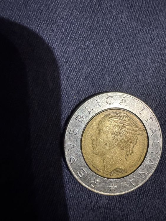 Very rare 500 Lire Italy small head | Kaufen auf Ricardo