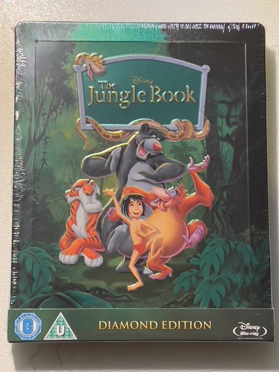 The Jungle Book _ Disney Blu-ray Zavvi Steelbook _ Neu & OVP (Neu und originalverpackt) in ...