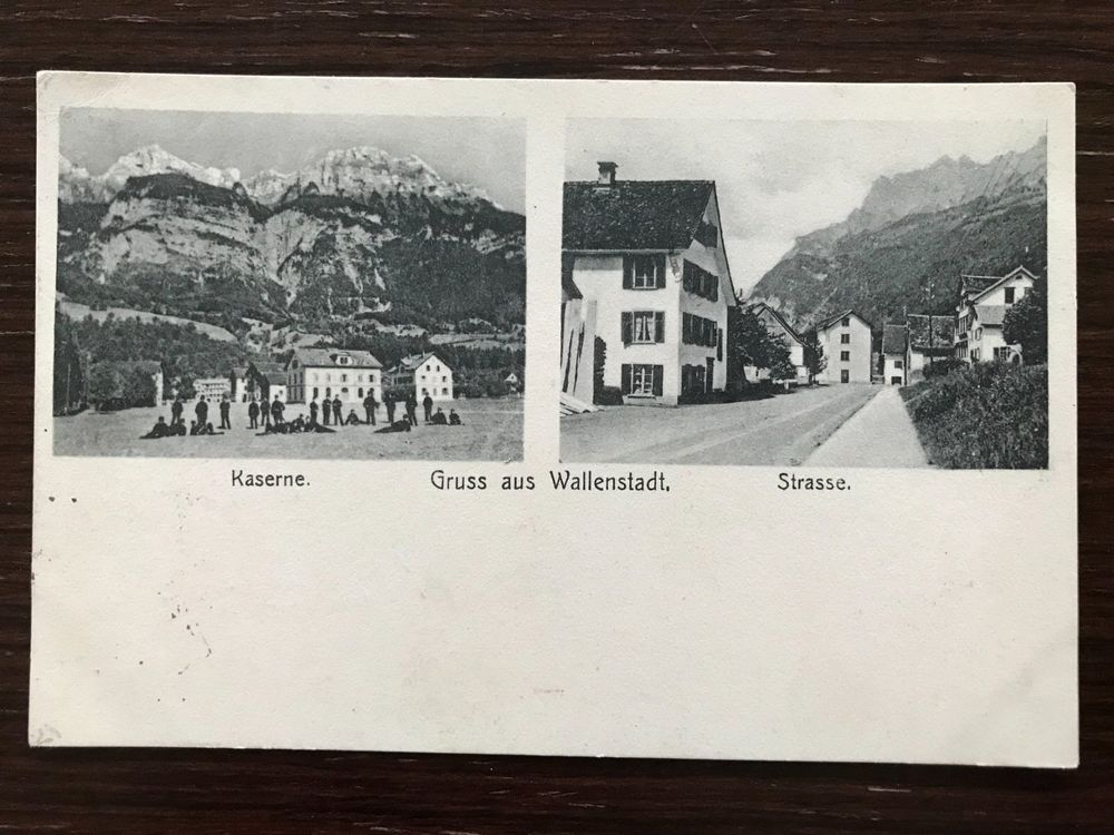 WALENSTADT / WALLENSTADT 2 Bild, Strasse, Kaserne, Feldpost | Kaufen auf Ricardo