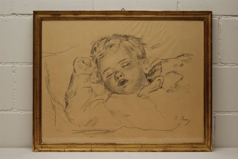 Bay Hanni, Kohle-Zeichnung sig. | Kaufen auf Ricardo