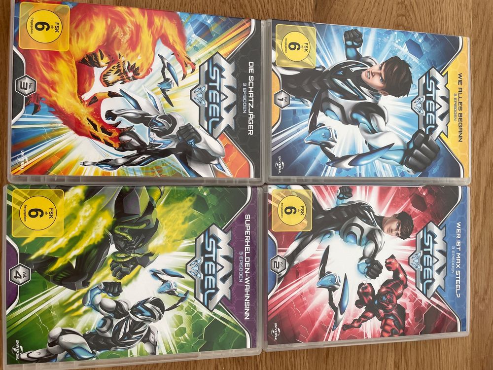 Max Steel Vol 1-4 Komplett DVD | Kaufen auf Ricardo