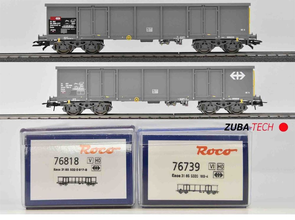 Roco 2x Hochbordwagen SBB H0 GS OVP (Neu (gemäss Beschreibung)) in St. Gallen für CHF 41 – mit ...