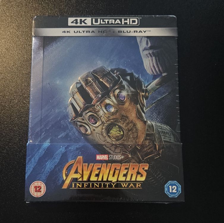 Avengers Infinity War Blu-Ray - Steelbook (Neu und originalverpackt) in ...