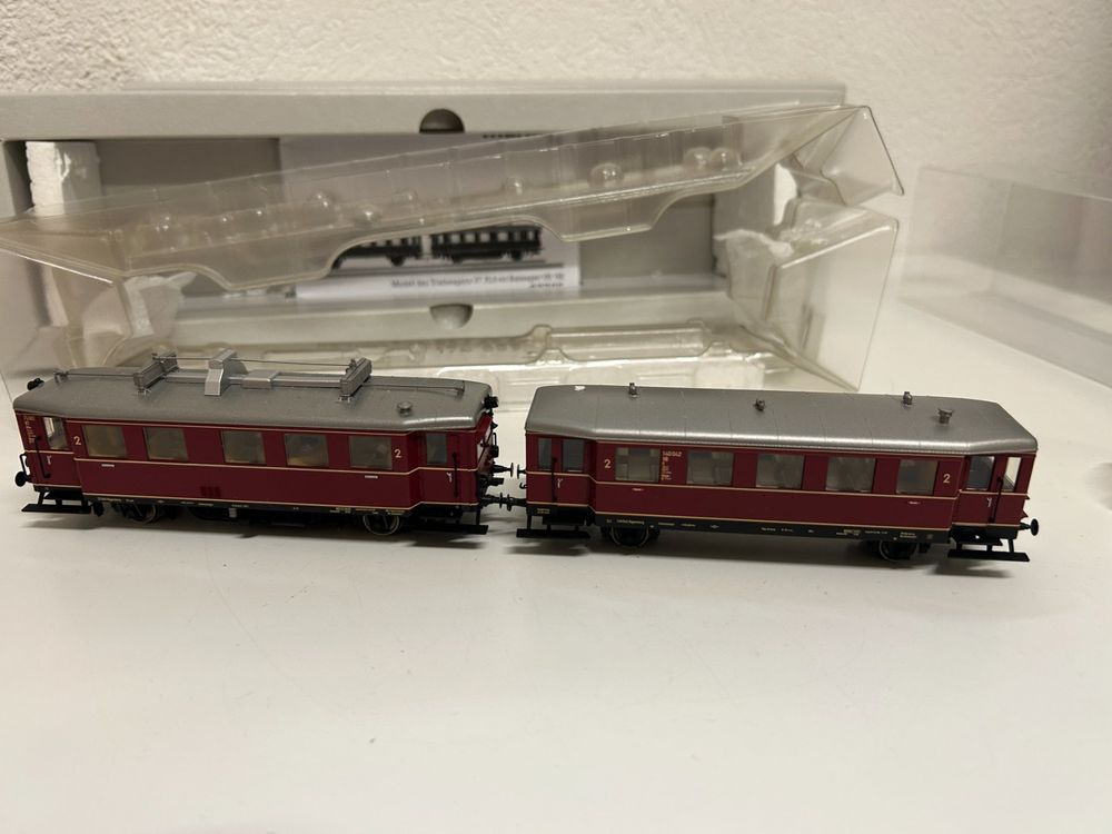Märklin 37705 Dieseltriebwagen mit Beiwagen VT 75.9 + VB 140 (Neu und ...