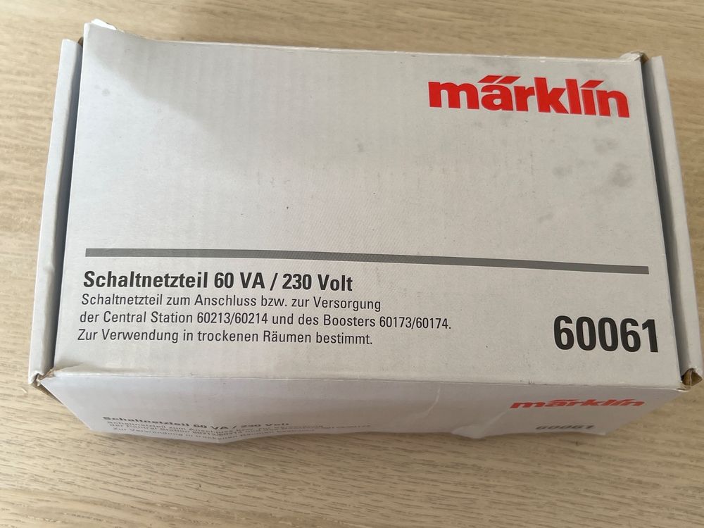 Märklin 60061 Schaltnetzteil 60 VA /230 Volt | Kaufen auf Ricardo