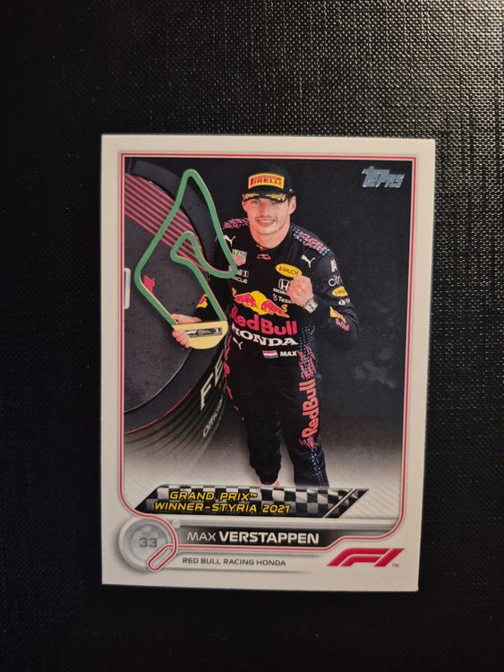 Max Verstappen Oracle Red Bull Racing F1 Team Topps 2022 (Gebraucht) in ...