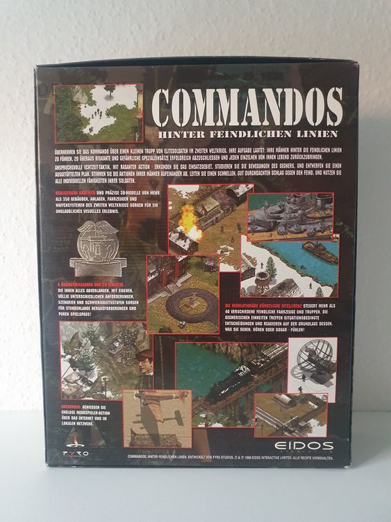 PC Game Commandos 1 1998 Big Box + Bonus Commandos 2 + 3 (Gebraucht) in Greifensee für CHF 30 ...