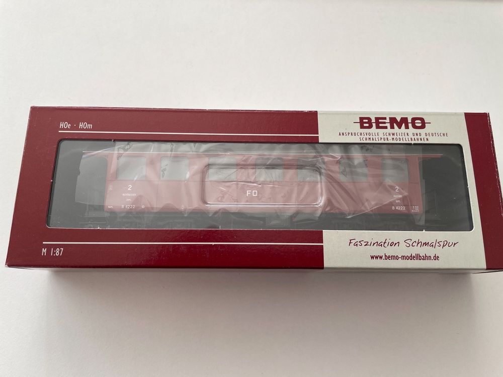 Bemo: FO B 4222 Plattformwagen, Nr. 3246 212 (Neu und originalverpackt ...