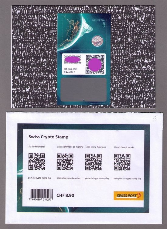 2021_Crypto Stamp 1.0_ID 3_PIZ BERNINA inkl. NFT ! (Neu (gemäss ...