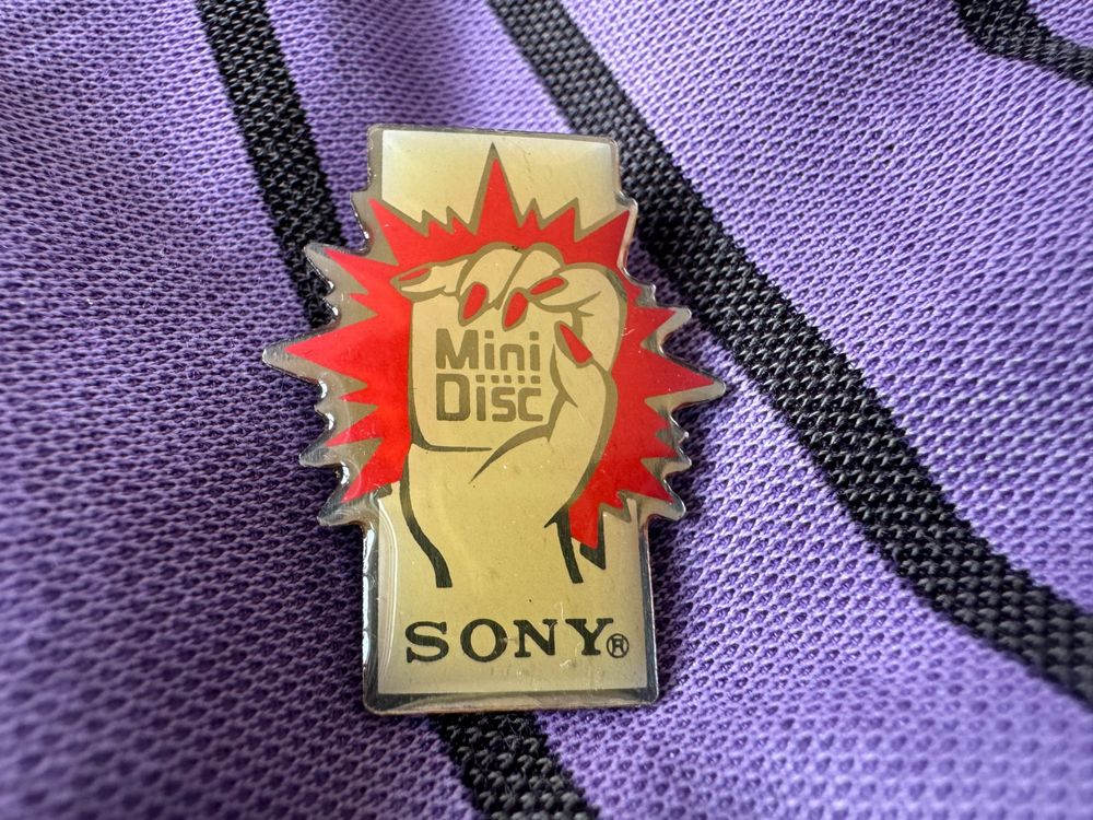 Vintage Sony mini disc pins pin | Kaufen auf Ricardo