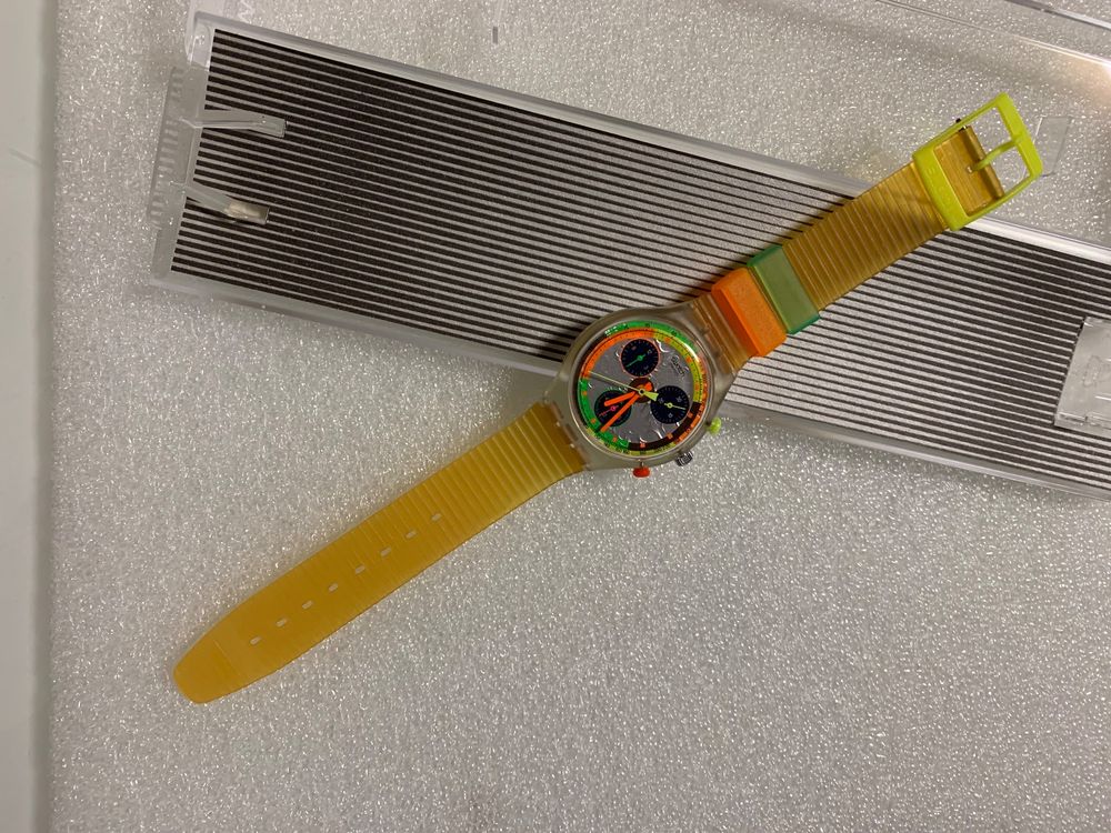 SWATCH *CHRONO* JELLY STAG *SCK104* NEU *1993*SPECIAL DIAL | Kaufen auf ...