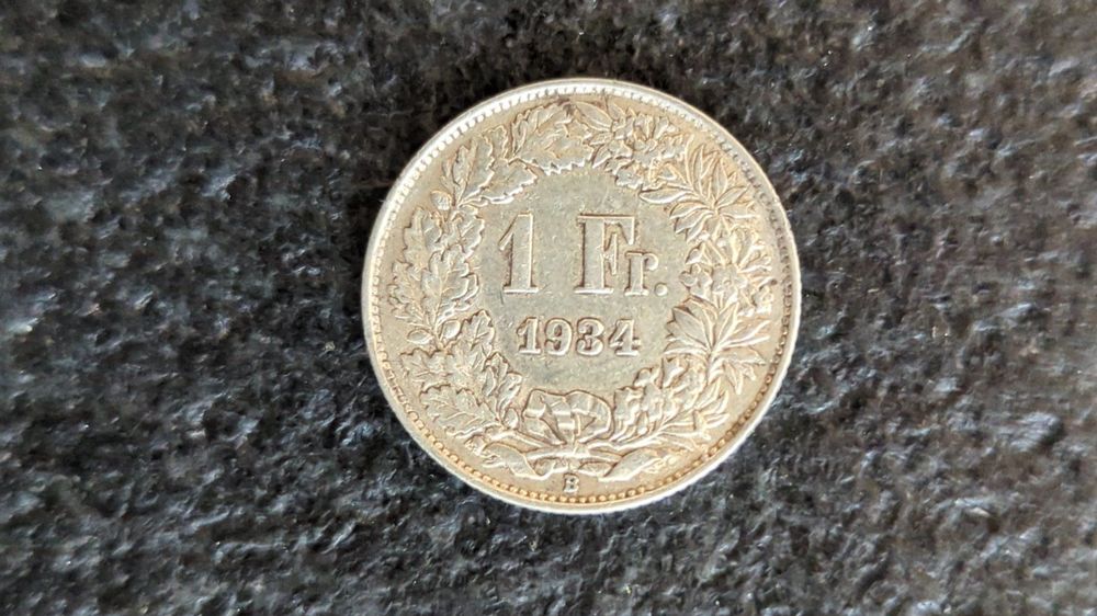 Münze 1Fr. 1934 | Kaufen auf Ricardo