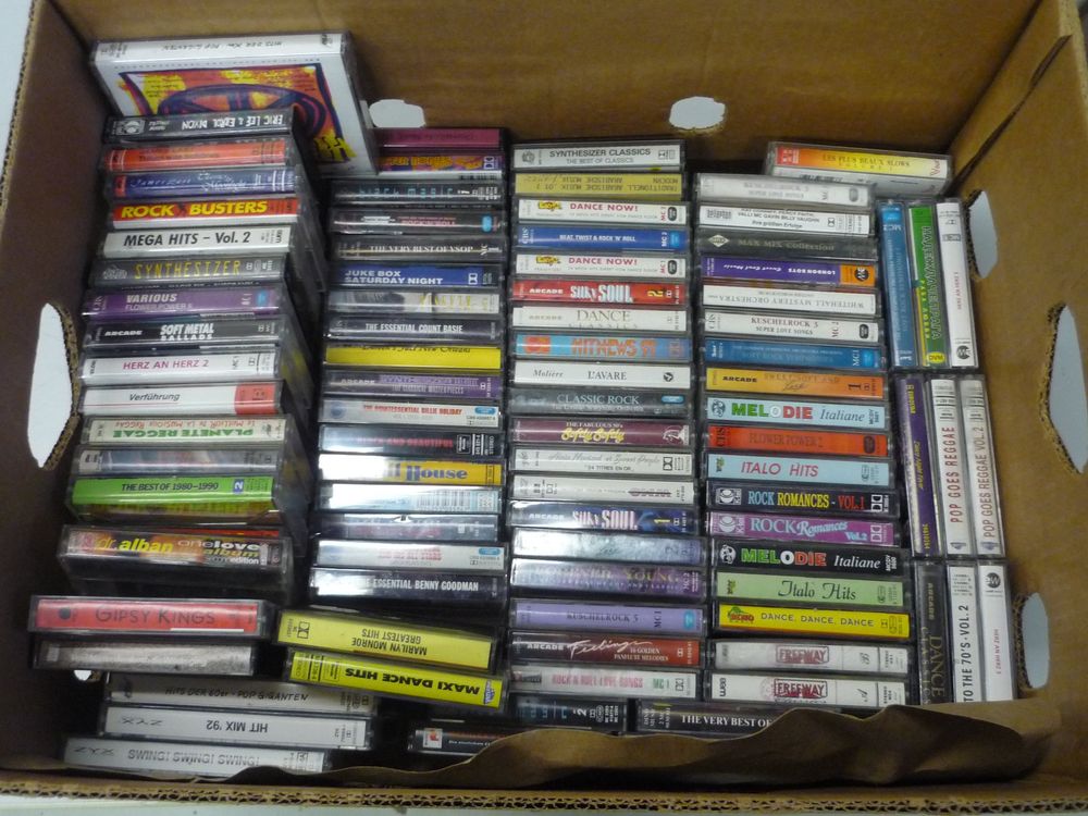 102x MC Kassetten Rock Pop Sampler 70er 80er 90er Cassette (Gebraucht ...