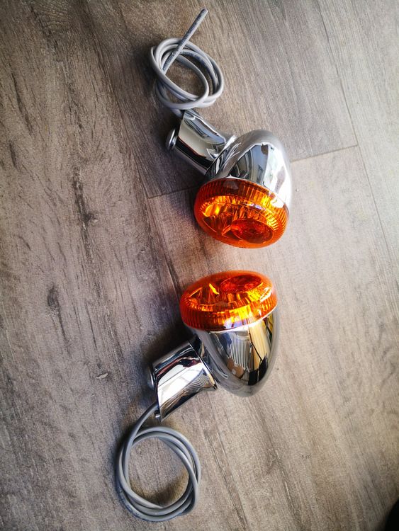 Harley Davidson LED Blinker FatBoy Chrome | Kaufen auf Ricardo