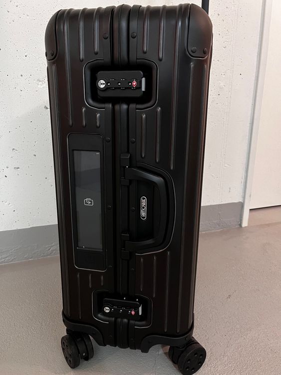 RIMOWA E-Tag Stealth schwarz Aluminium CHECK-In M - wie NEU (Neu ...
