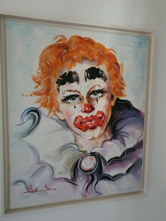 Clown Bild von G.Sander | Kaufen auf Ricardo