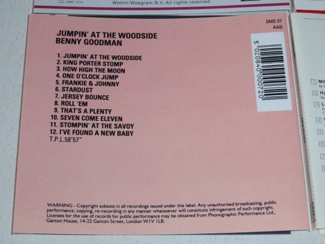 4CD's - Manhattan Transfer, Edith Piaf, Glenn Miller,Goodman (D ...