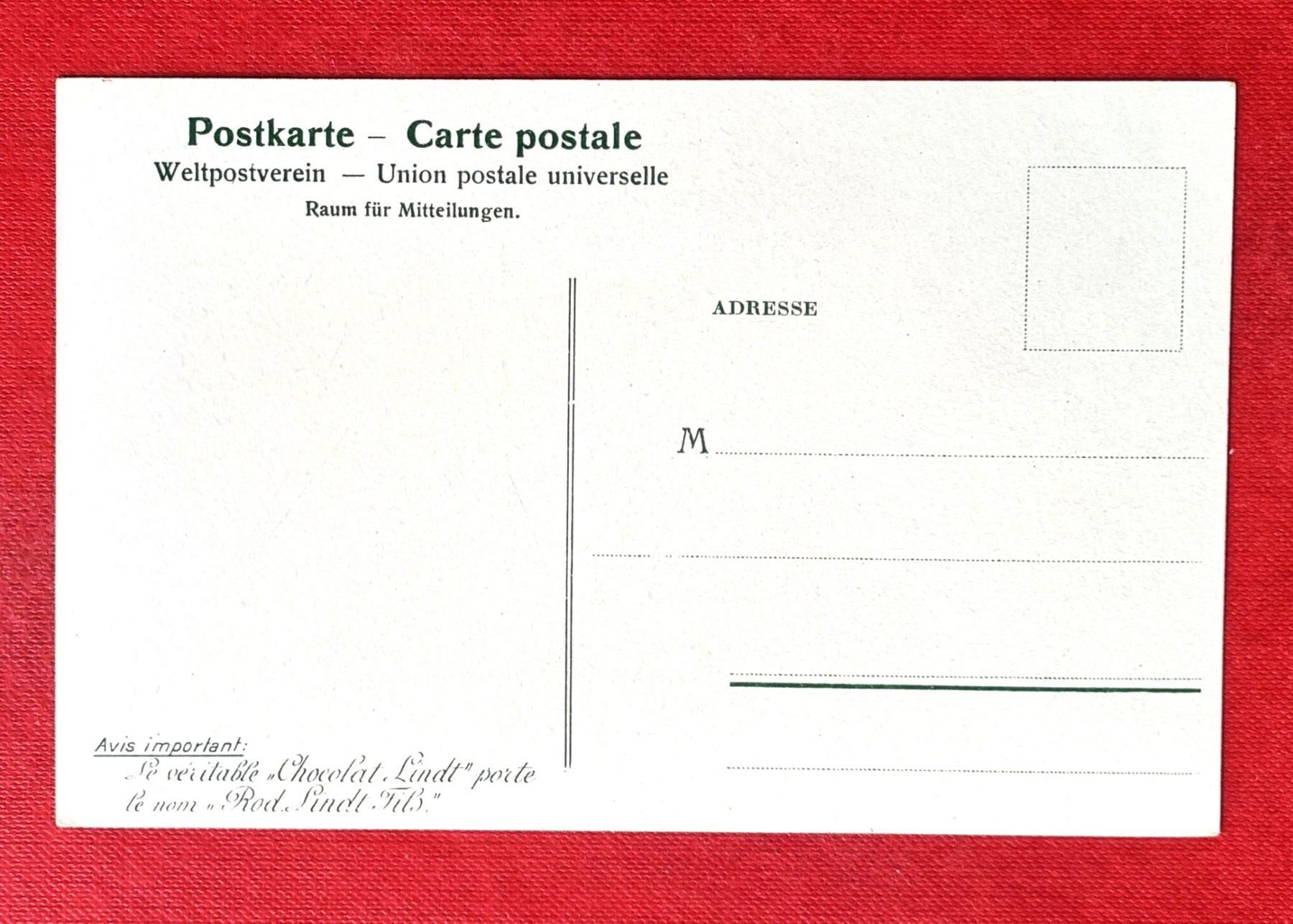 Chocolats Lindt & Sprüngli - Aeroplan Gebr. Wibur - 1909 (Gebraucht) in ...