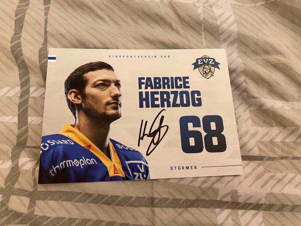Autogrammkarte Fabrice Herzog (Gebraucht) in Rüschlikon für CHF 2.2 – mit Lieferung auf Ricardo ...