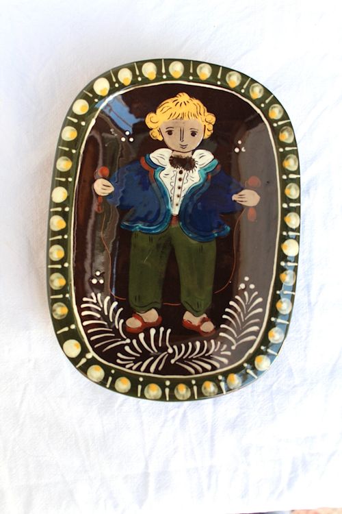 Keramik Platte -Butter Platte . Handmade (Gebraucht) in La Chaux-de-Fonds für CHF 1 – mit ...