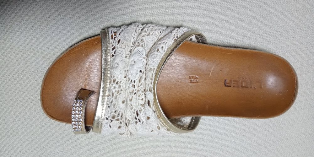 Boho Sandalen mit Spitzen Strass 39 zu Free People Odd Molly (Gebraucht ...