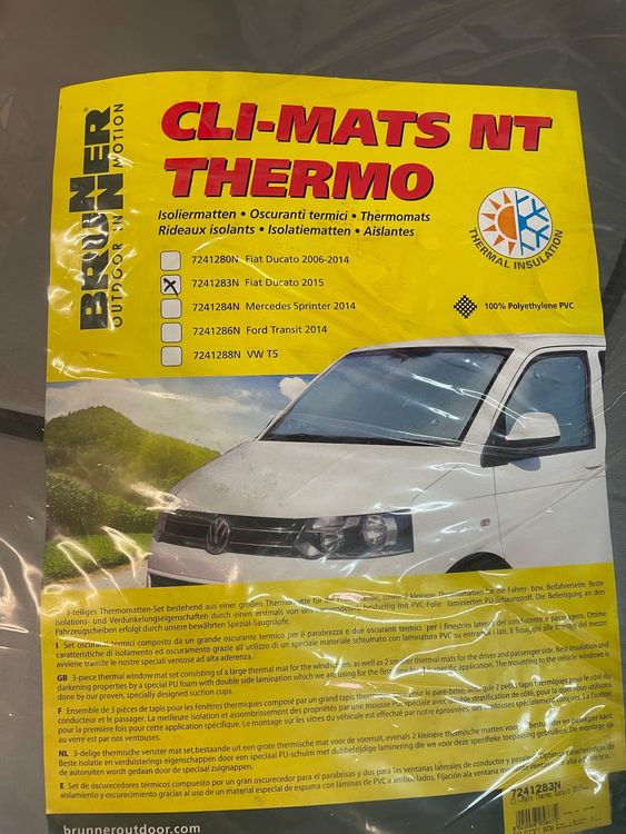 Brunner Isoliermatte Cli-Mats NT Thermo Fiat Ducato 2015 (Gebraucht) in ...