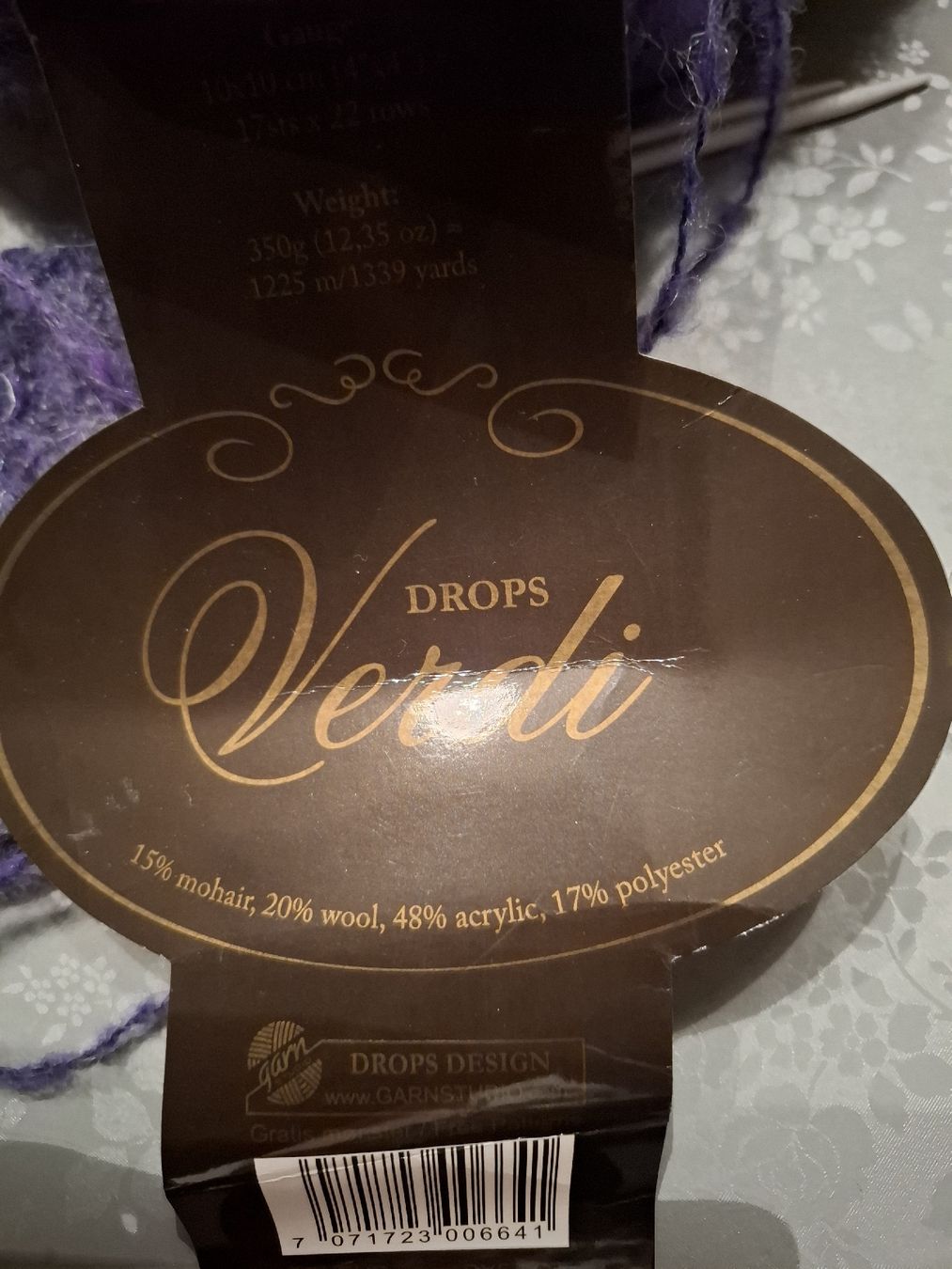 Drops Verdi Garn, Farbe 04, 350g, NEU, zum Stricken 🧶 (Gebraucht) in ...