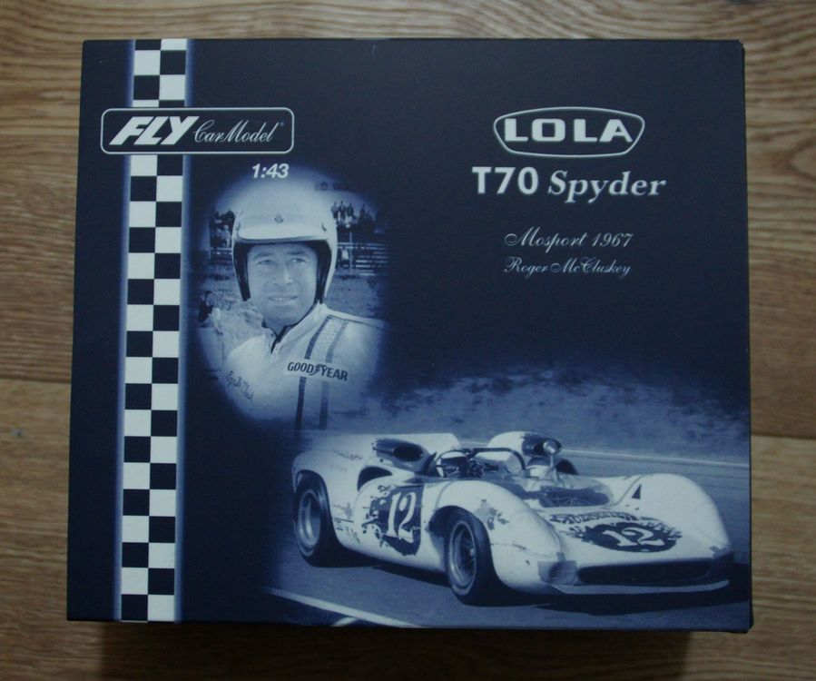 Lola T70 Spyder, Mosport 1967, 1:43; Fly Car Model (Neu und ...