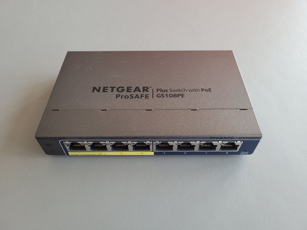 NetGear ProSAFE Plus Switch with PoE GS108PE (Gebraucht) in Schlieren ...