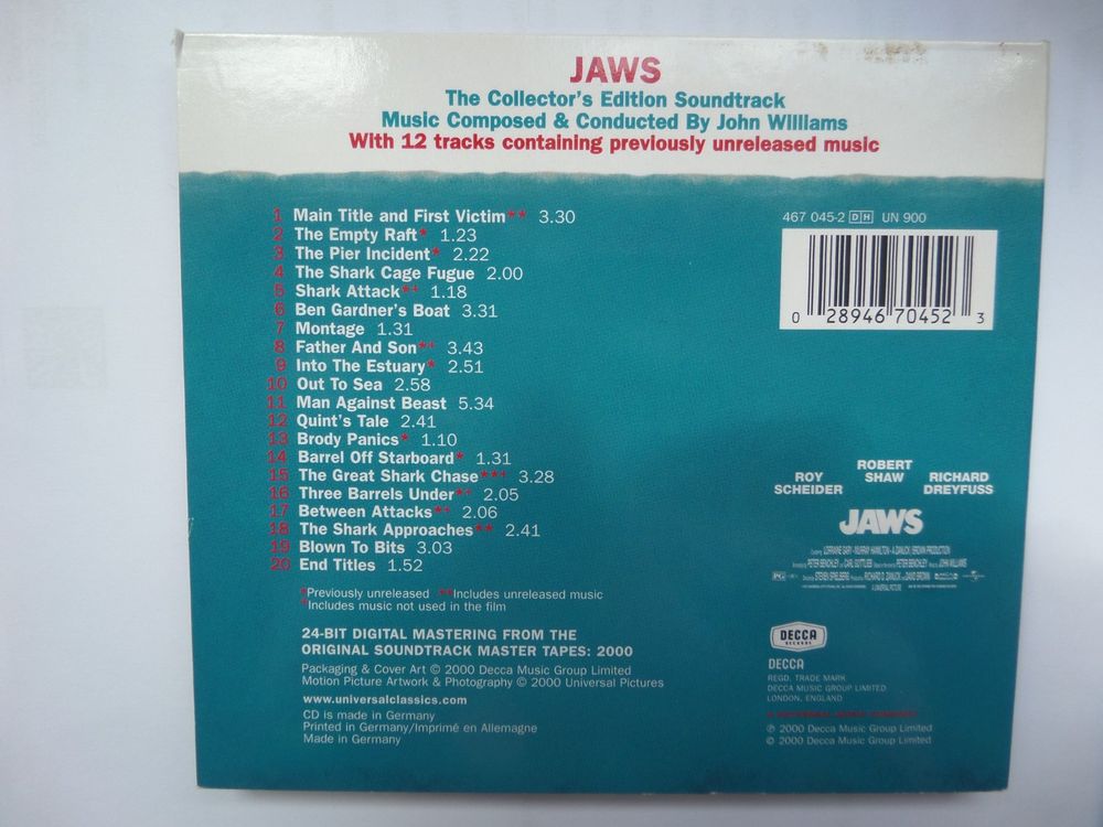 John Williams - Jaws (Gebraucht) in Genève für CHF 11.5 – mit Lieferung ...