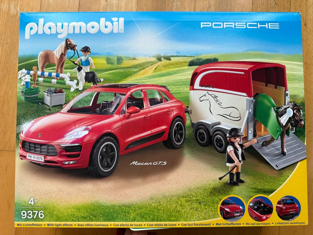 Playmobil Porsche Mit Pferdeanhnger