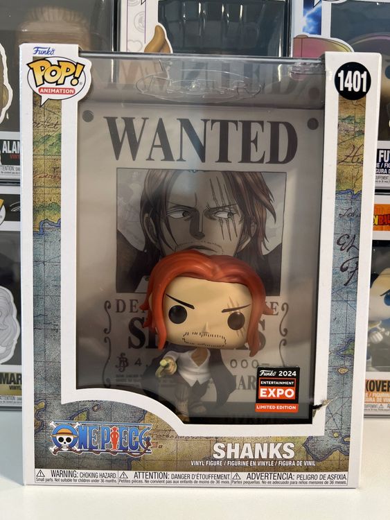 Funko POP! Animation Poster Wanted One Piece - Shanks | Kaufen auf Ricardo