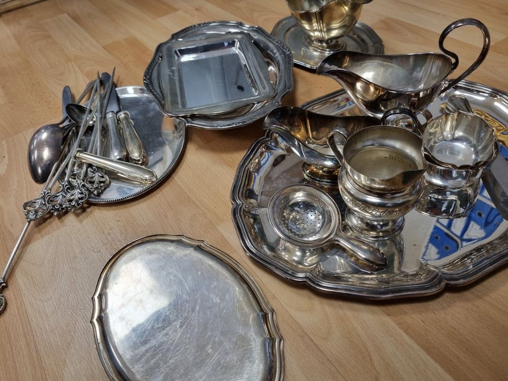 800er Silber 4kg Silbergeschirr / Silberservice | Kaufen auf Ricardo
