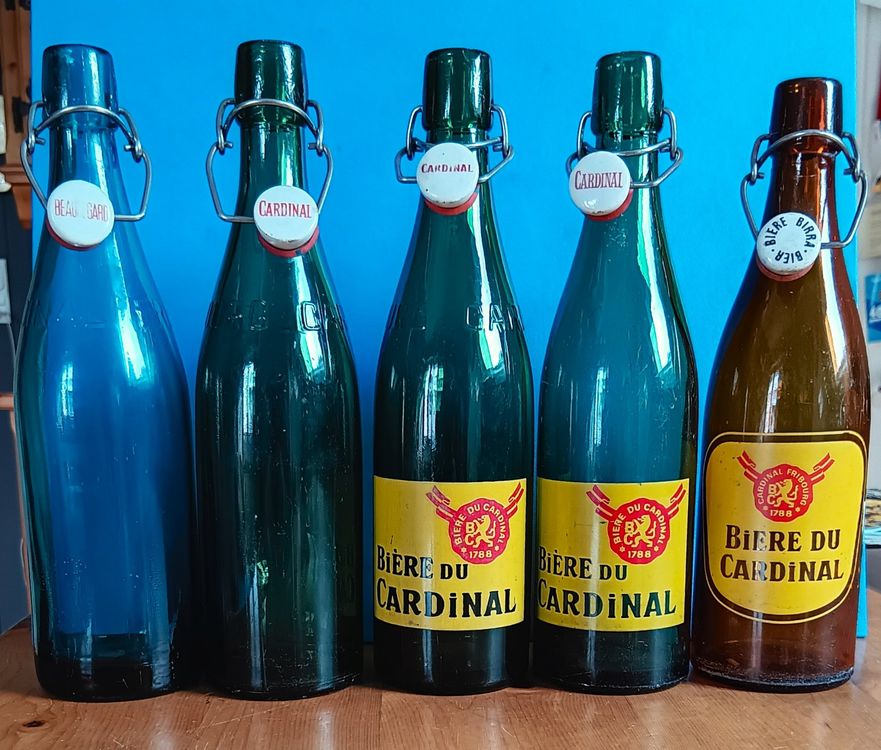 5 Bierflaschen Biere Brasserie Cardinal Fribourg | Kaufen auf Ricardo