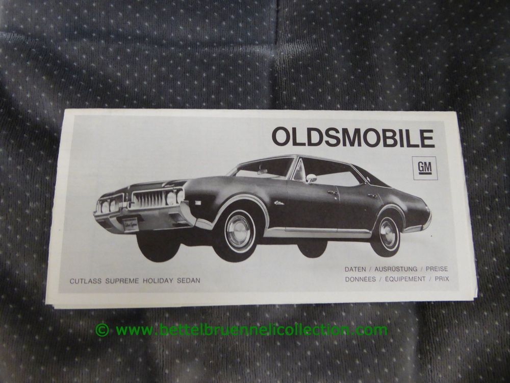 Oldsmobile Modellprogramm 1969 deutsch/französisch GM-Biel | Kaufen auf Ricardo